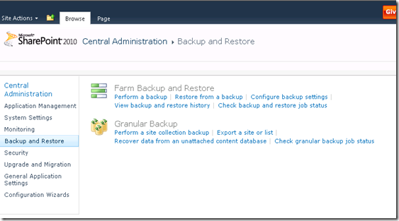 SharePoint+CRM Six: Microsoft SharePoint Server 2010 Beta 2 – How to recover data from an ...